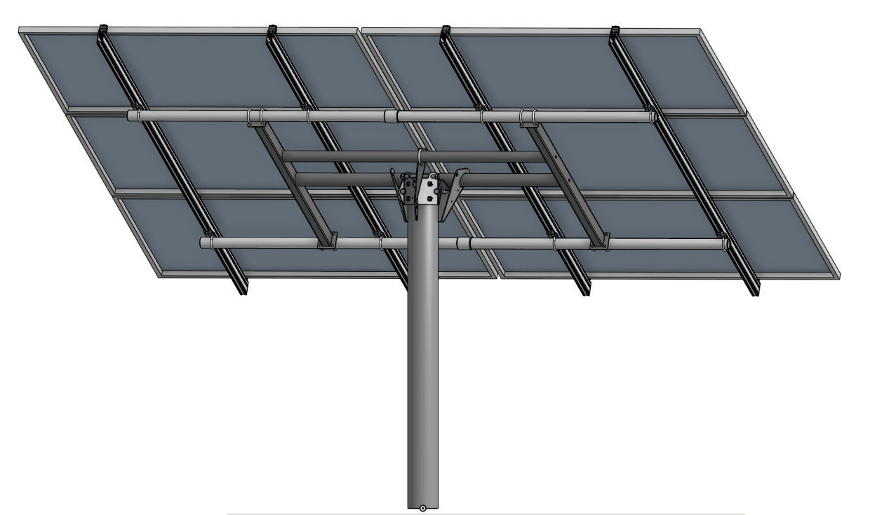 Tamarack Top Pole Mount TTPA-6-70 for Six 60/72 cell modules ...